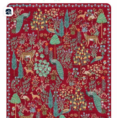 Легкий роскошный ковер в зверином стиле, Ковер без ворса, износостойкий, 80x120cm