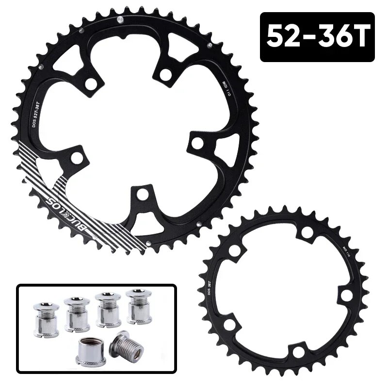 Звезда BUCKLOS двухскоростная 5Hole-36-52T, цвет 5Hole-36-52T