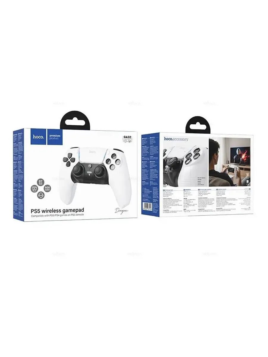 Беспроводной геймпад для PS5 с функциями сенсоров и звука