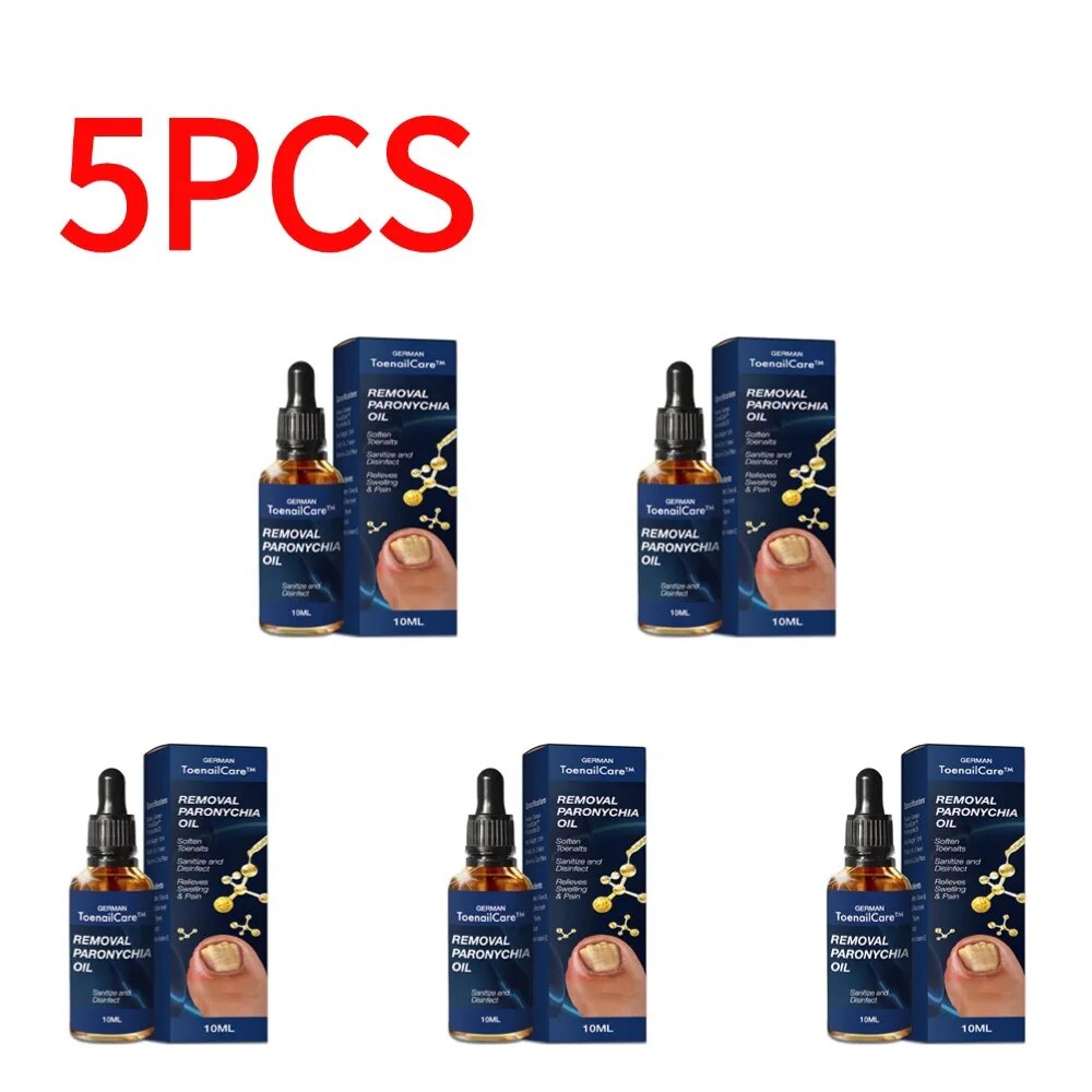 Масло для ухода за ногтями от грибка и утолщения 10 мл 5PCS