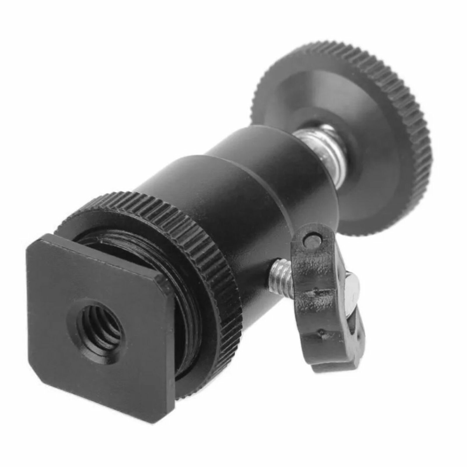 Мини-шаровая головка, панорамный штатив на 360 градусов, шаровая головка, алюминиевое крепление для камеры, шаровая головка с горячим башмаком для освещения микрофона