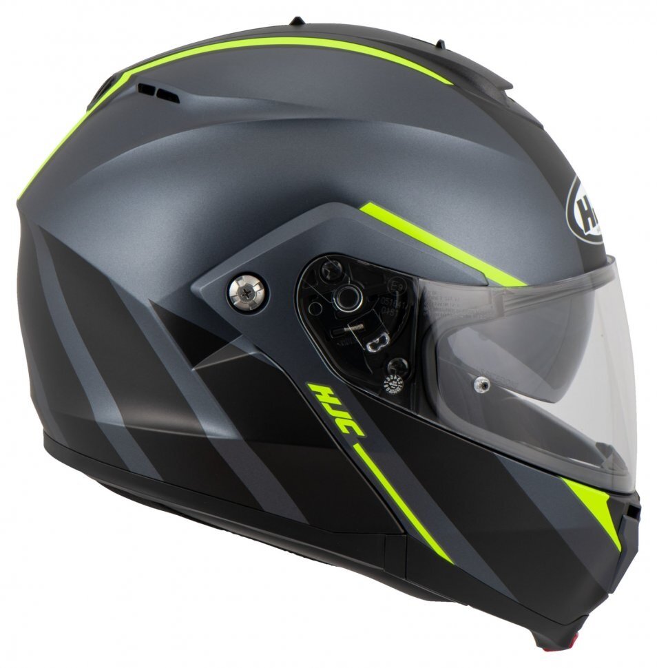 Мотошлем HJC C-91 TERO MC3HSF. M. Черный-желтый