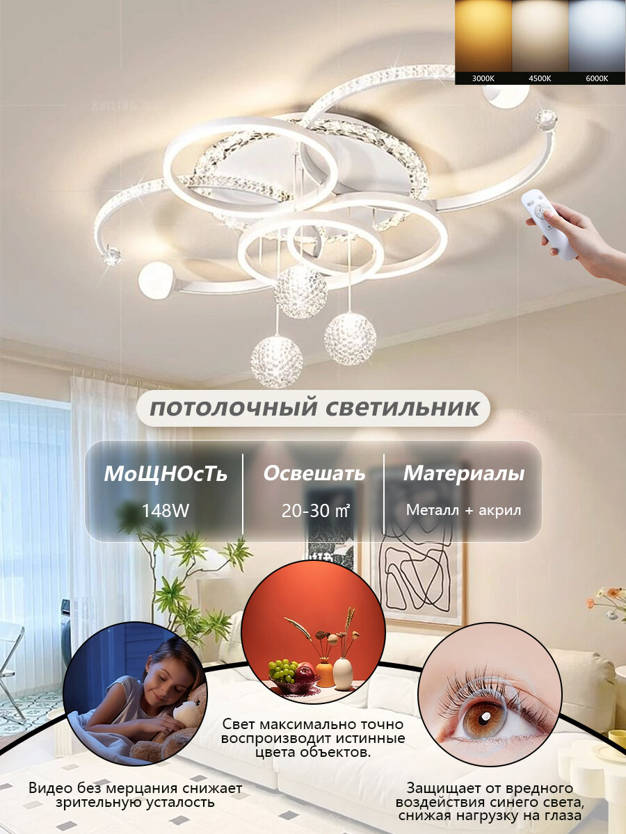 Осветительные приборы - люстра потолочная - Потолочный светильник - люстра -JC lighting