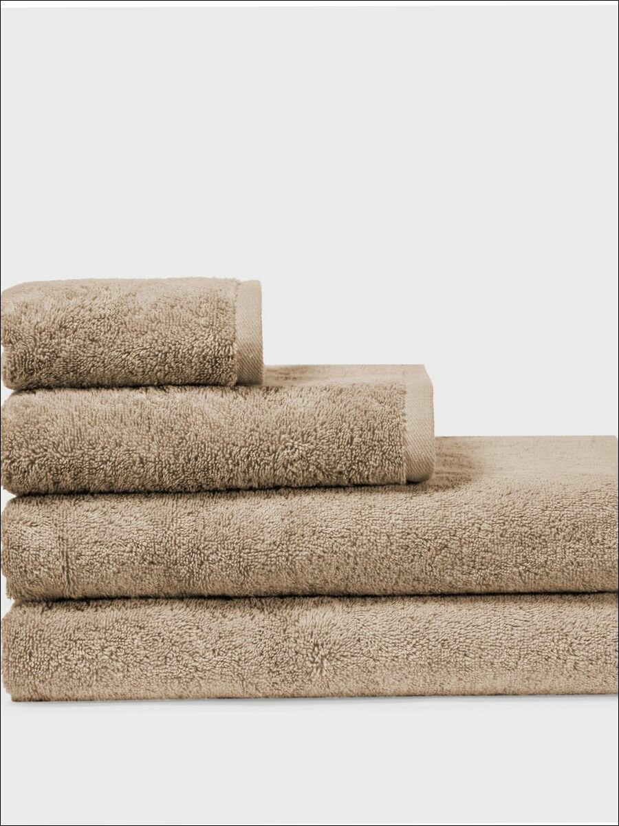 Полотенце банное Askona Home / Аскона XL Plain Cotton 90x150 топленое молоко