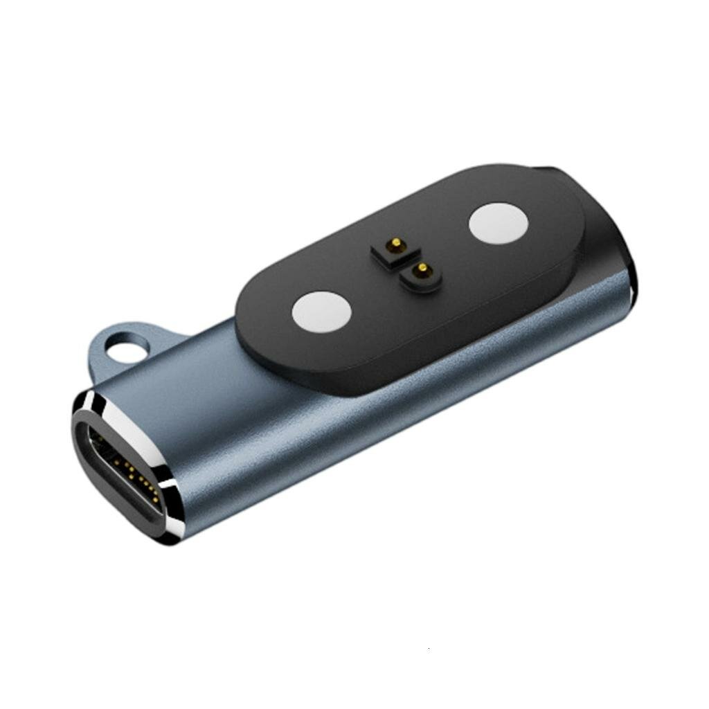 Магнитный USB-C-разъём для зарядки наушников, Синий - 2-контактный