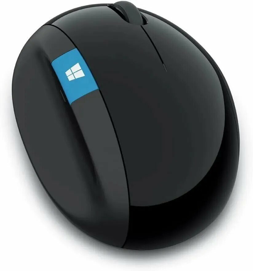 Мышь беспроводная Эргономичная мышь Microsoft Sculpt, черный, белый