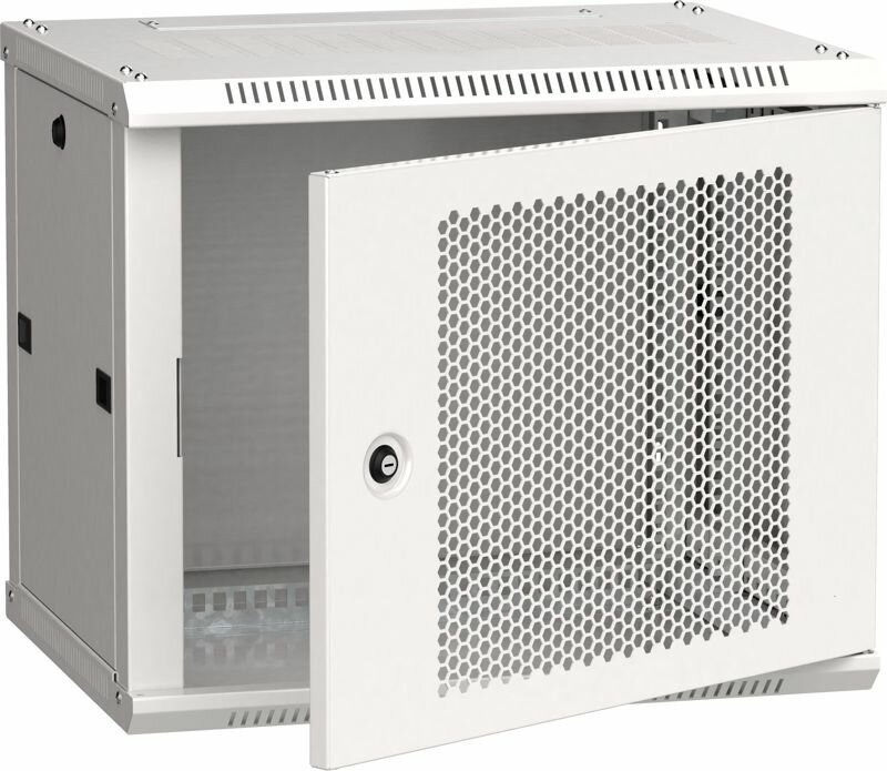 Шкаф LINEA W 9U 600х450мм перфорир. дверь RAL7035 ITK LWR3-09U64-PF