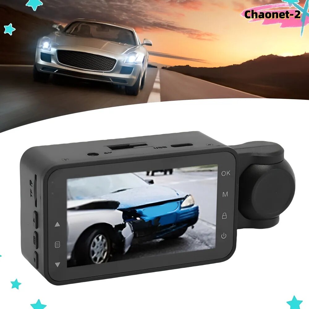 Парктроник Chaonet-2 для автомобиля, HD камера, 4 датчика, проводной, с ЖК-дисплеем