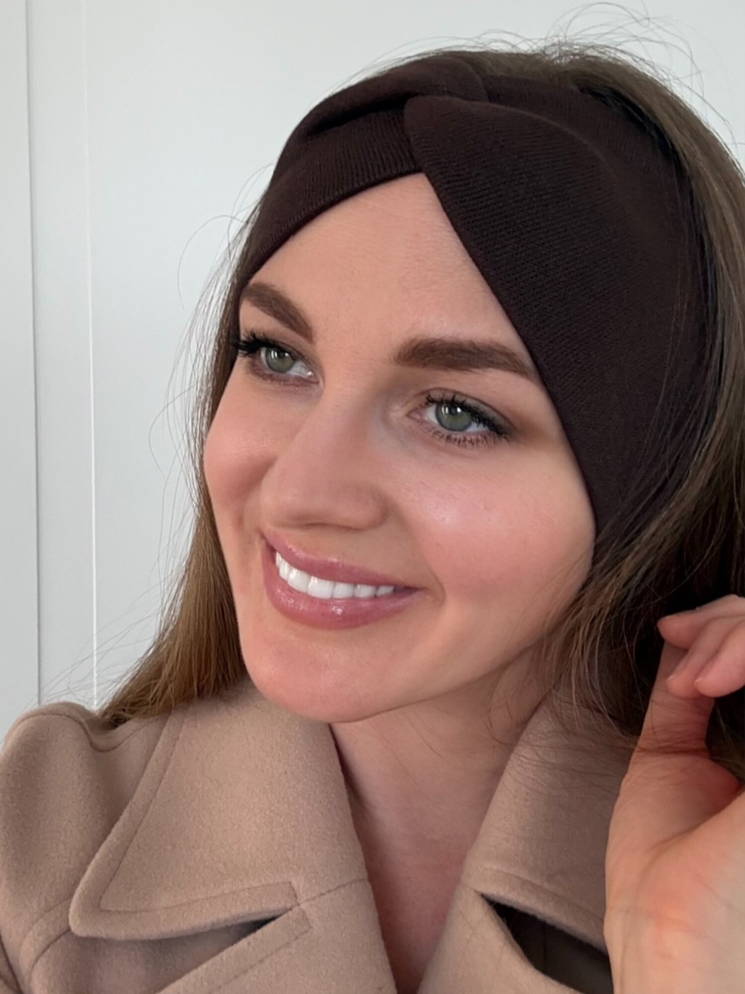 Повязка на голову теплая