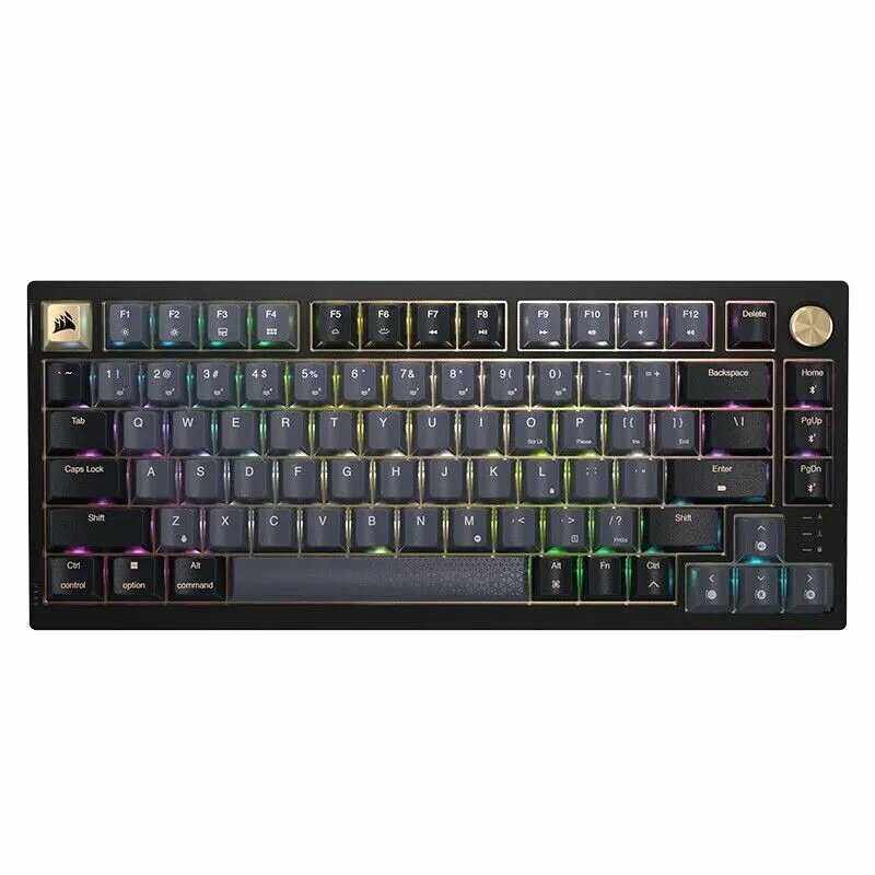 Corsair Игровая клавиатура беспроводная , (Cherry MX RGB Red), Английская раскладка, черно-серый