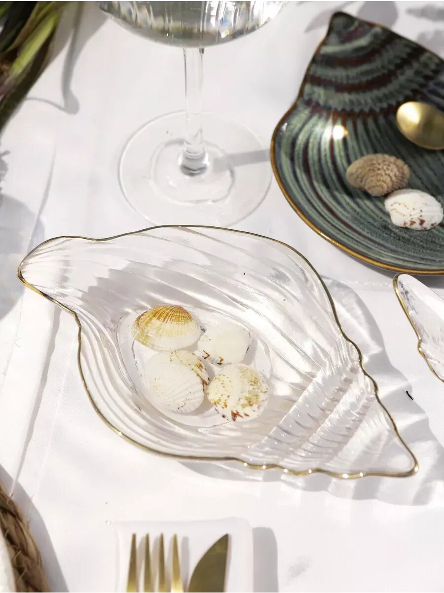 Блюдо сервировочное для подачи «Ракушка» 20,5×11,5 см