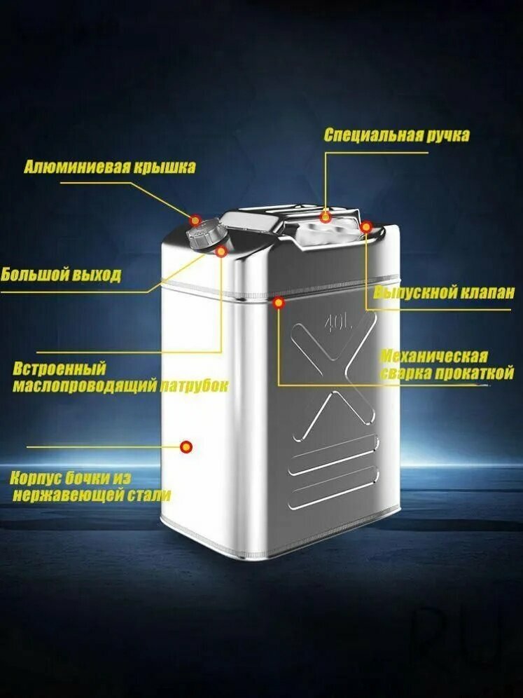 Канистра для ГСМ, 30 л