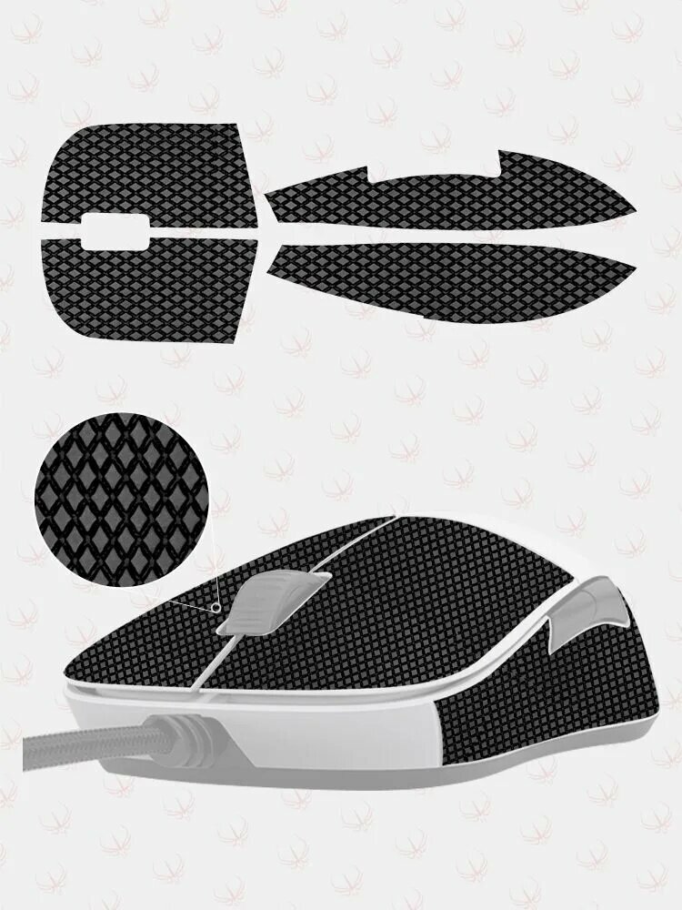 Грипсы для мыши Endgame Gear XM1 Wireless / Противоскользящие накладки и наклейки для игровой мыши / Hotline Games