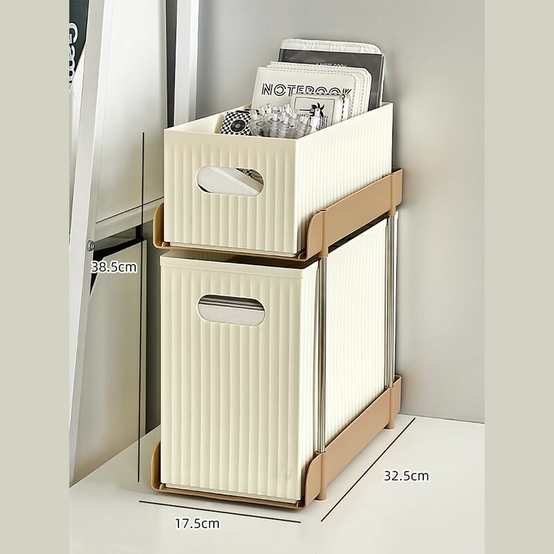 Шкаф для хранения под столом для офиса, книжная полка для студента, настольный шкаф для документов формата А4, многоярусный ящик для хранения на рабочем месте, узкая тележка для ограниченного пространства.