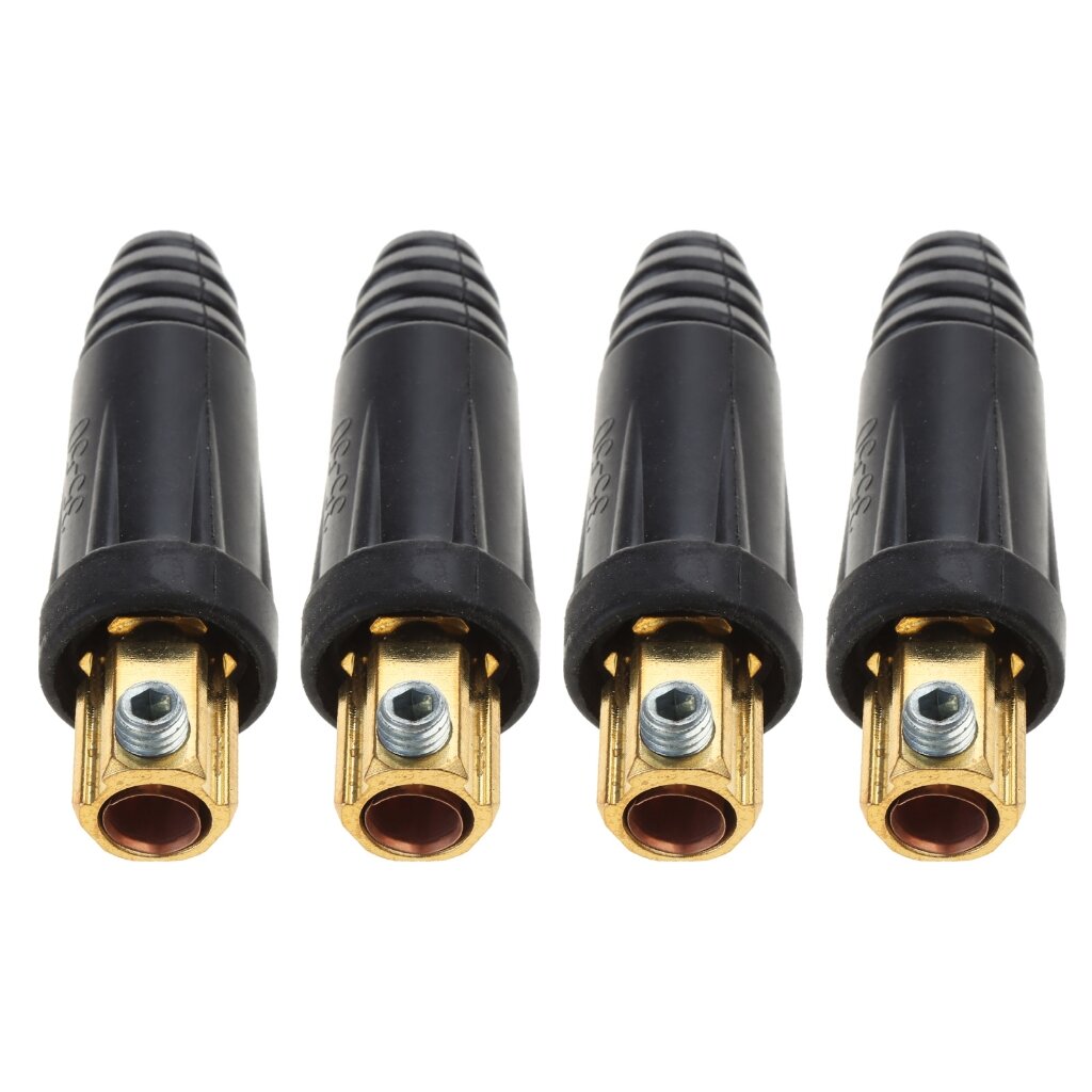 2x 200Amp 300Amp Сварочный Кабель С Быстрым Разъемом DKJ35-50 DKL35-50