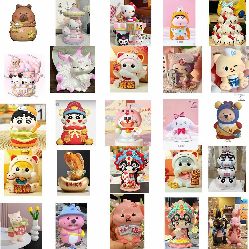 Гипсовые фигурки для рисования, пустые заготовки для детских художественных проектов, идеально подходят для продажи на парковых и ночных рынках, оптовые поставки с бесплатной доставкой на единичные товары.