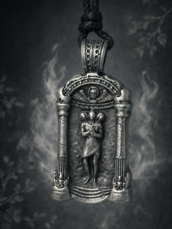 Амулет славянский защитный Триглав на шею или ключи