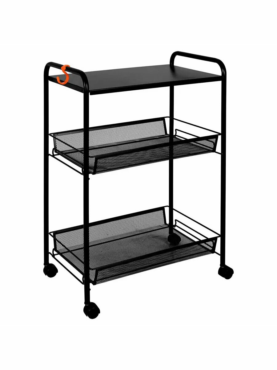 Этажерка Ладья-33кс металлическая на колесах