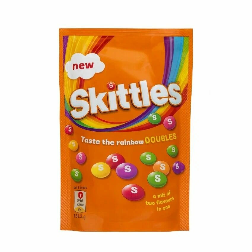 Skittles, Драже со вкусом цитрусовых, 136 г, Citrus