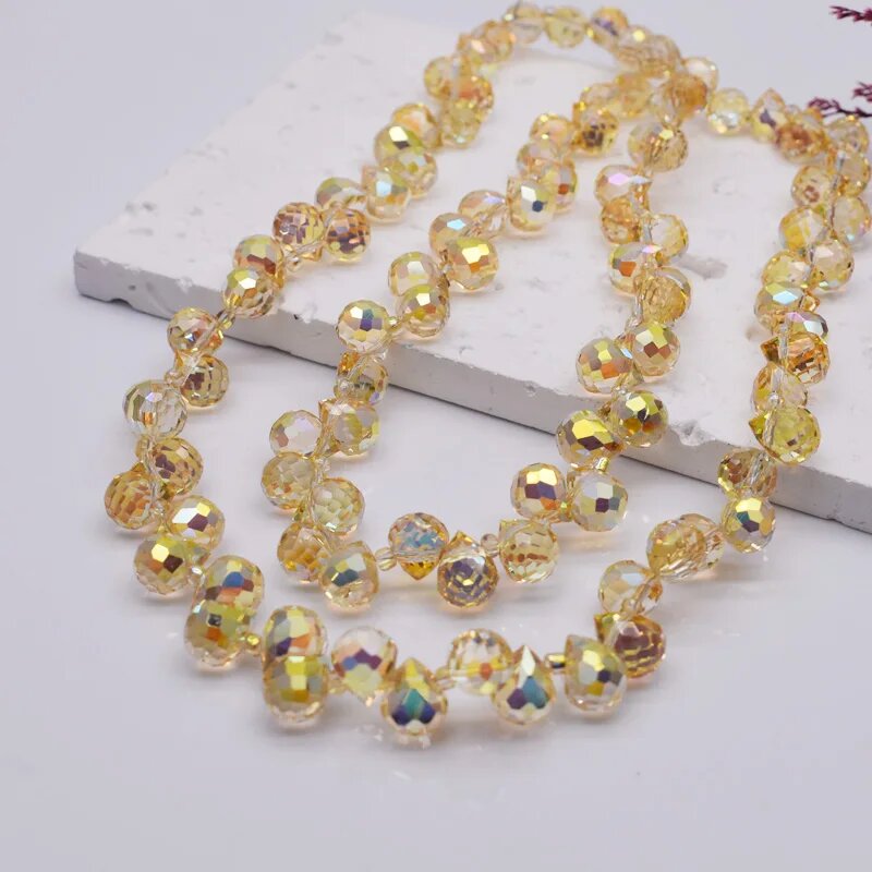 Хрустальные клубничные бусины YanQi 8 мм 8x10mm 50pcs, 8