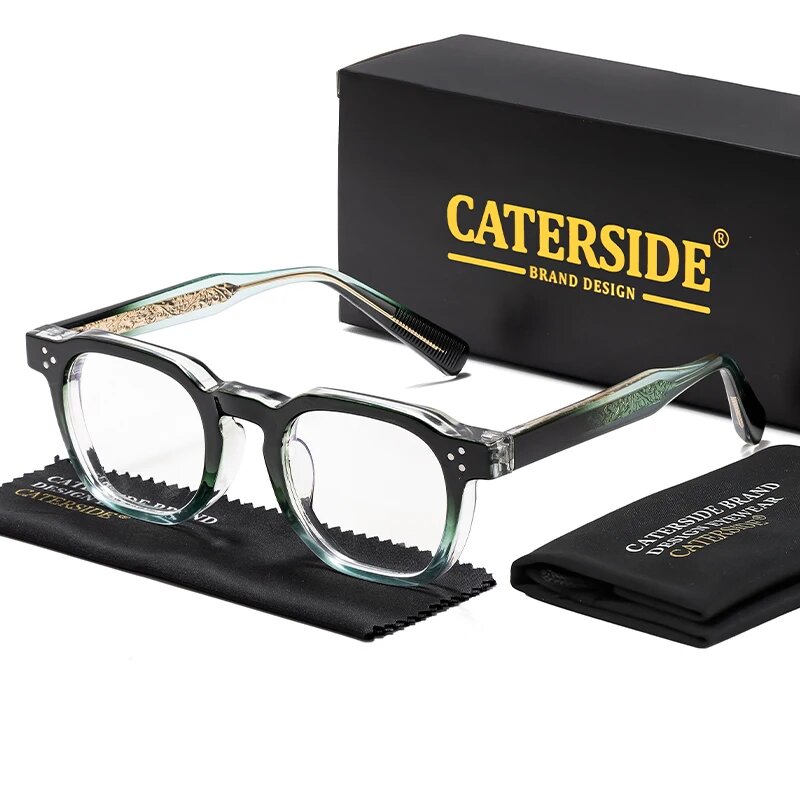 Caterside K39944 квадратные очки C16CA Black Green