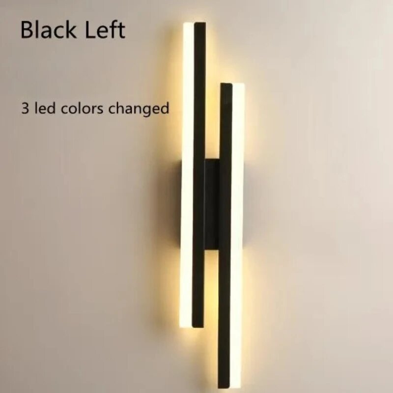 Настенный светильник LED Black left, 3 цвета