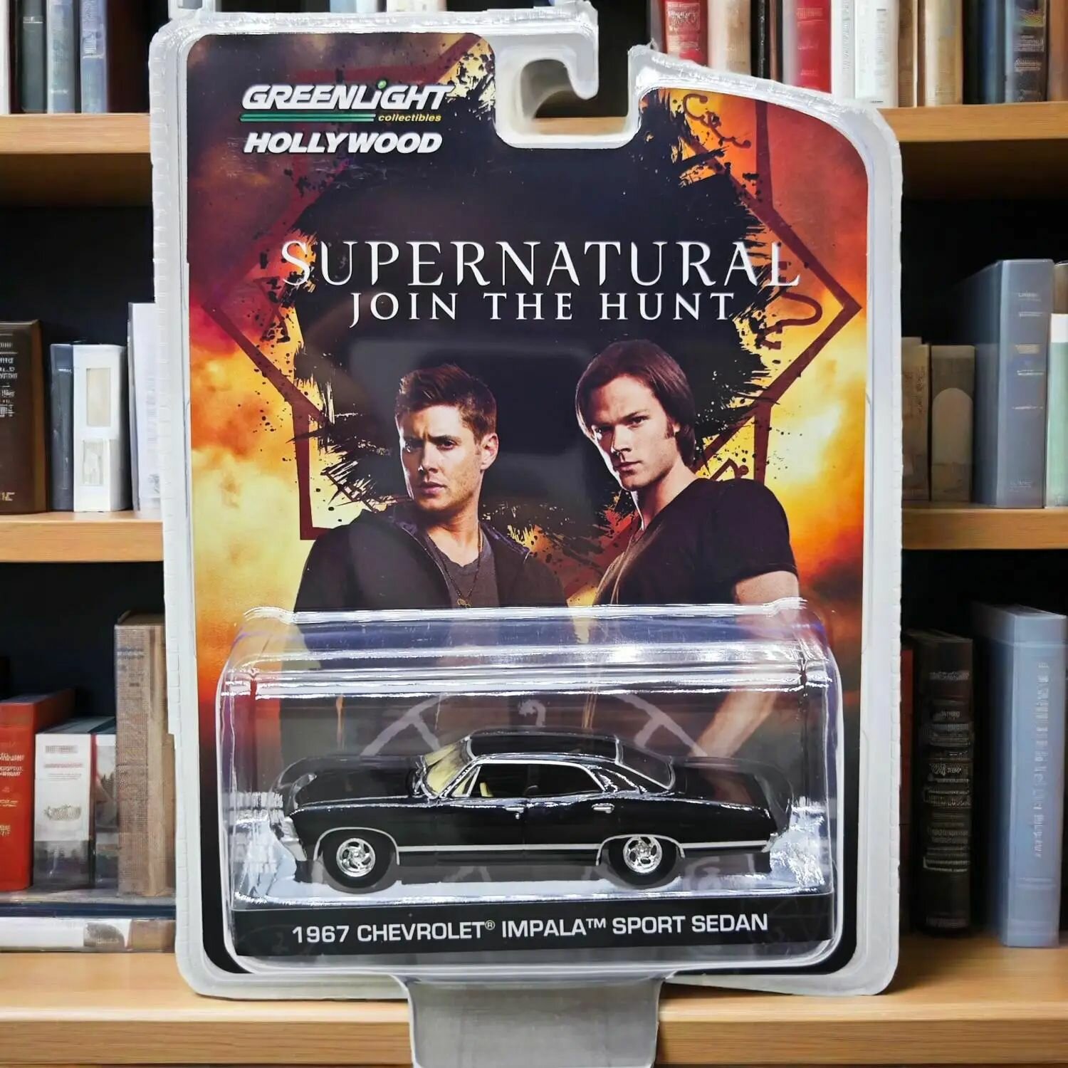 GreenLight 1:64 Supernatural 1967 Chevrolet Impala Sport Sedan, коллекции хобби, подарки на день рождения, Модель автомобиля