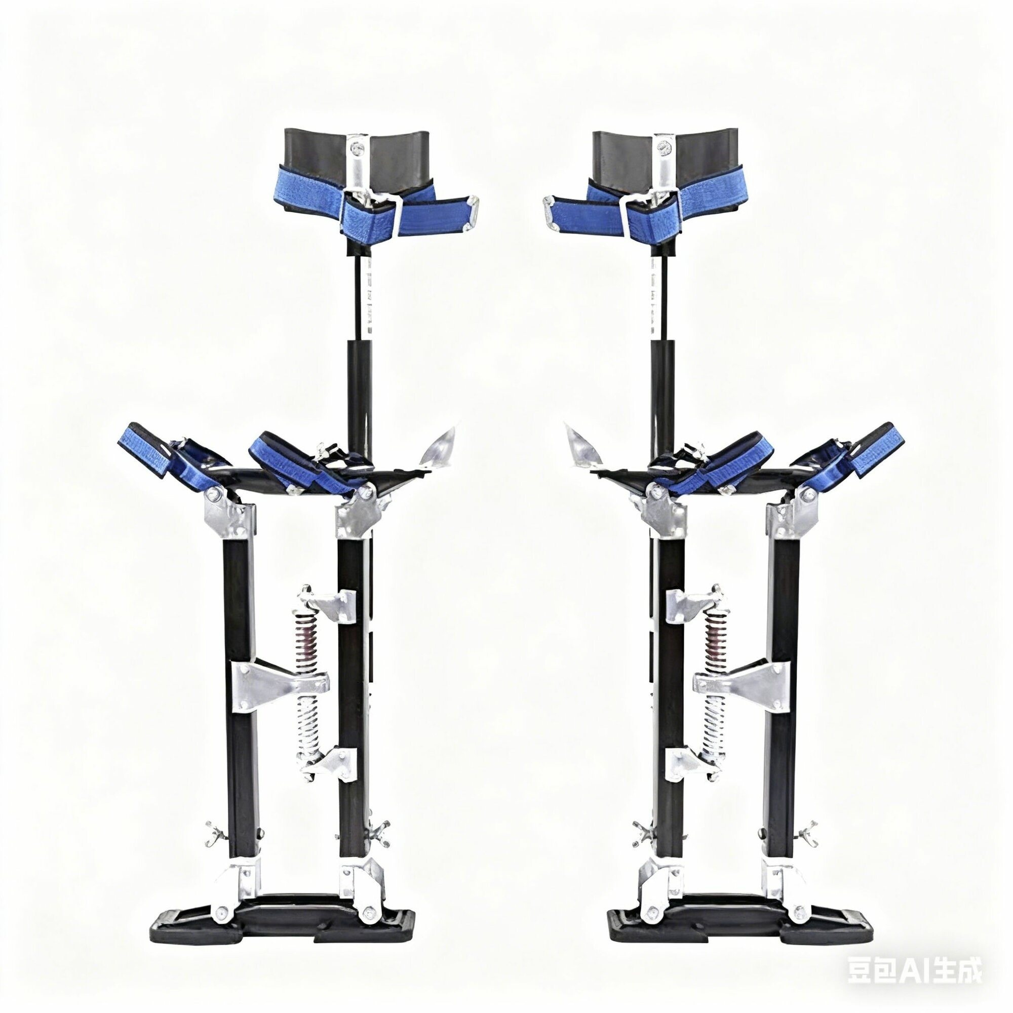 Педальный скалолаз, Растягивающиеся алюминиевые подъемники 46-76cm