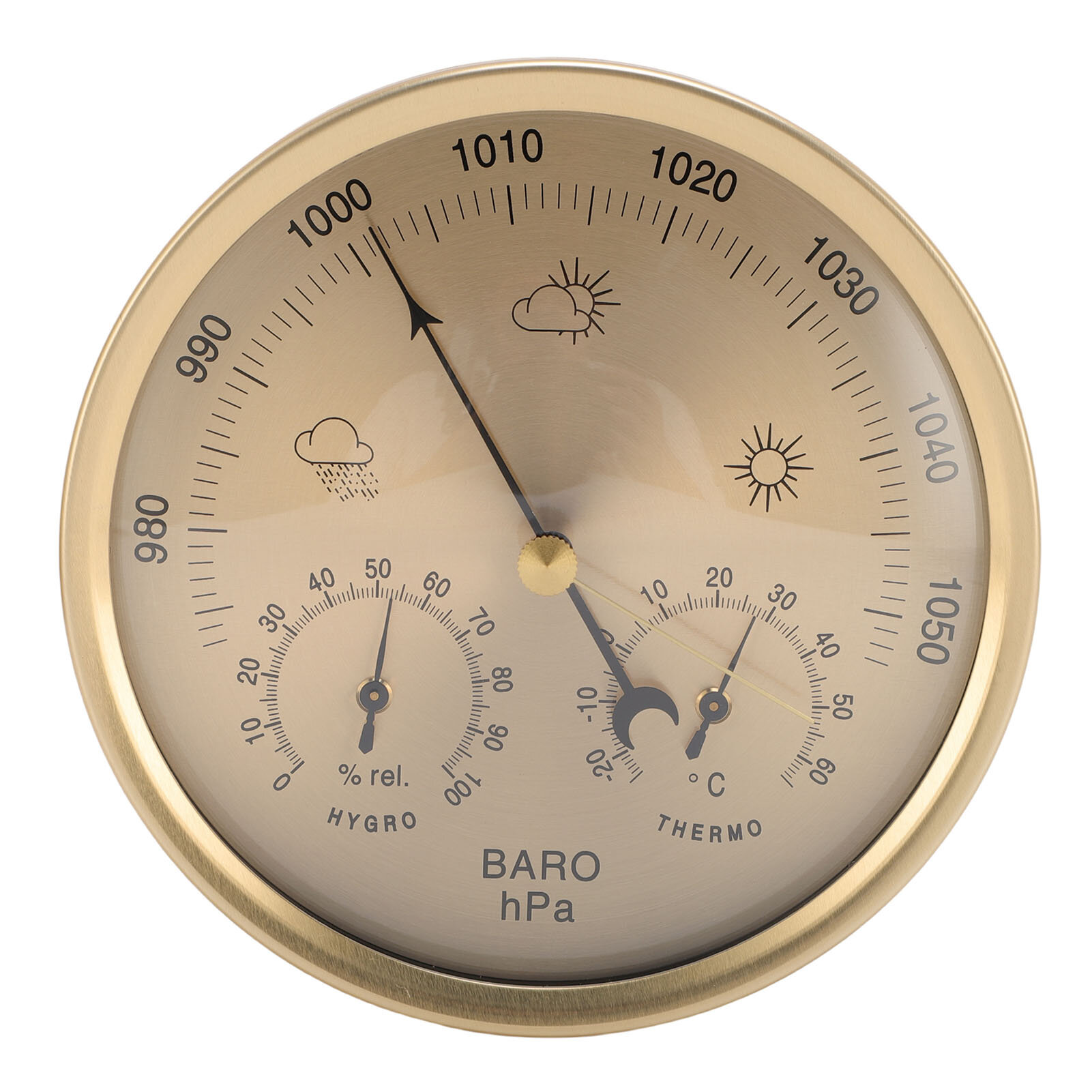 Термометр Барометр Гигрометр 3 в 1 Механический Механизм С Циферблатом Станция Прогноза Погоды для помещений на открытом воздухе