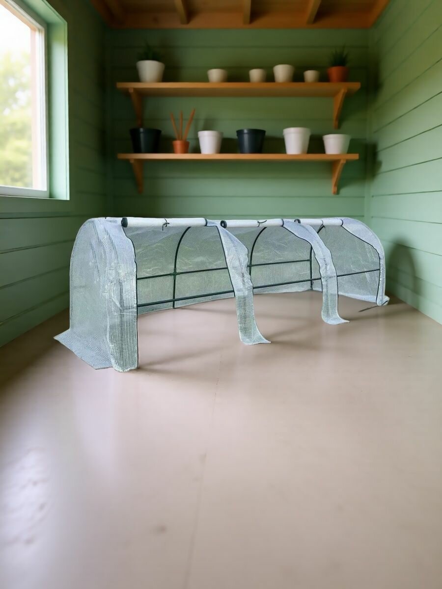 Парник, теплица арочная Chronus-OD00029-20240101AA-25 2.7х0.9х0.9м, Пластикат