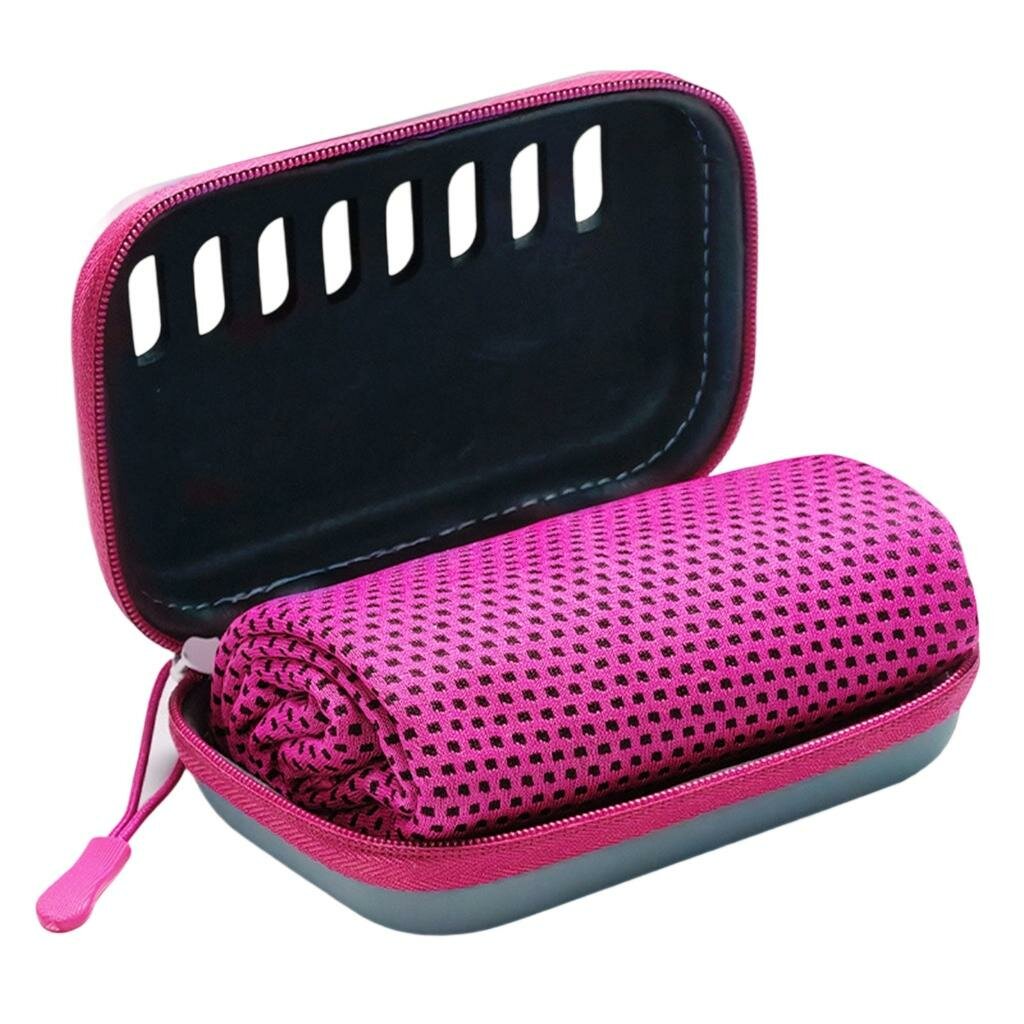 Дышащий коврик для упражнений 30×80 см, Rose Red