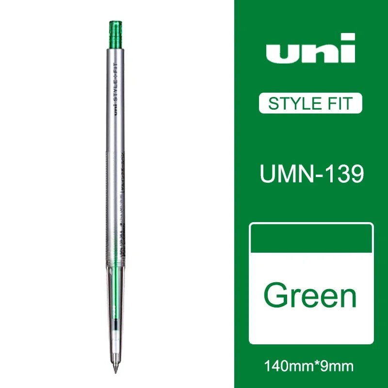 Гелевая ручка Uni STYLE FIT, Зеленый, 0.28mm