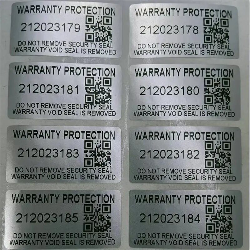 Защитные гарантийные наклейки 500 шт. 30x15 мм 500PCS 30x15mm