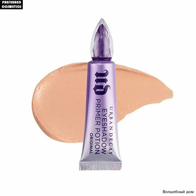 Urban Decay Eyeshadow Primer Potion, оригинал - Отмеченный наградами праймер для глаз телесного цвета для теней для век без складок и макияжа - Держится весь день - Отлично подходит для жирных век