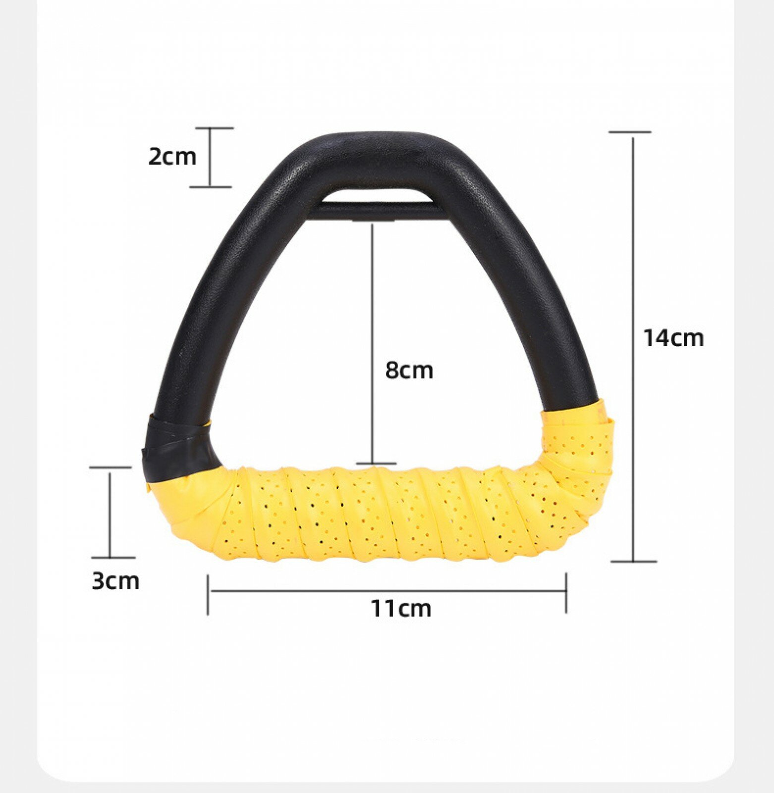 Гимнастические кольца MyPads портативные с противоскользящим покрытием, 2 шт, без ремней