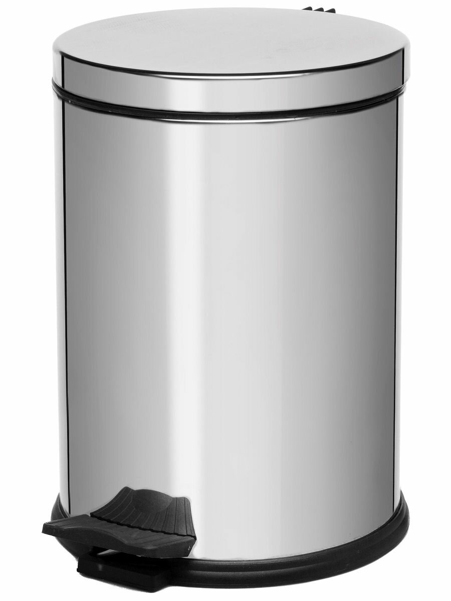 Ведро для мусора Navako Andromeda 12L Chrome