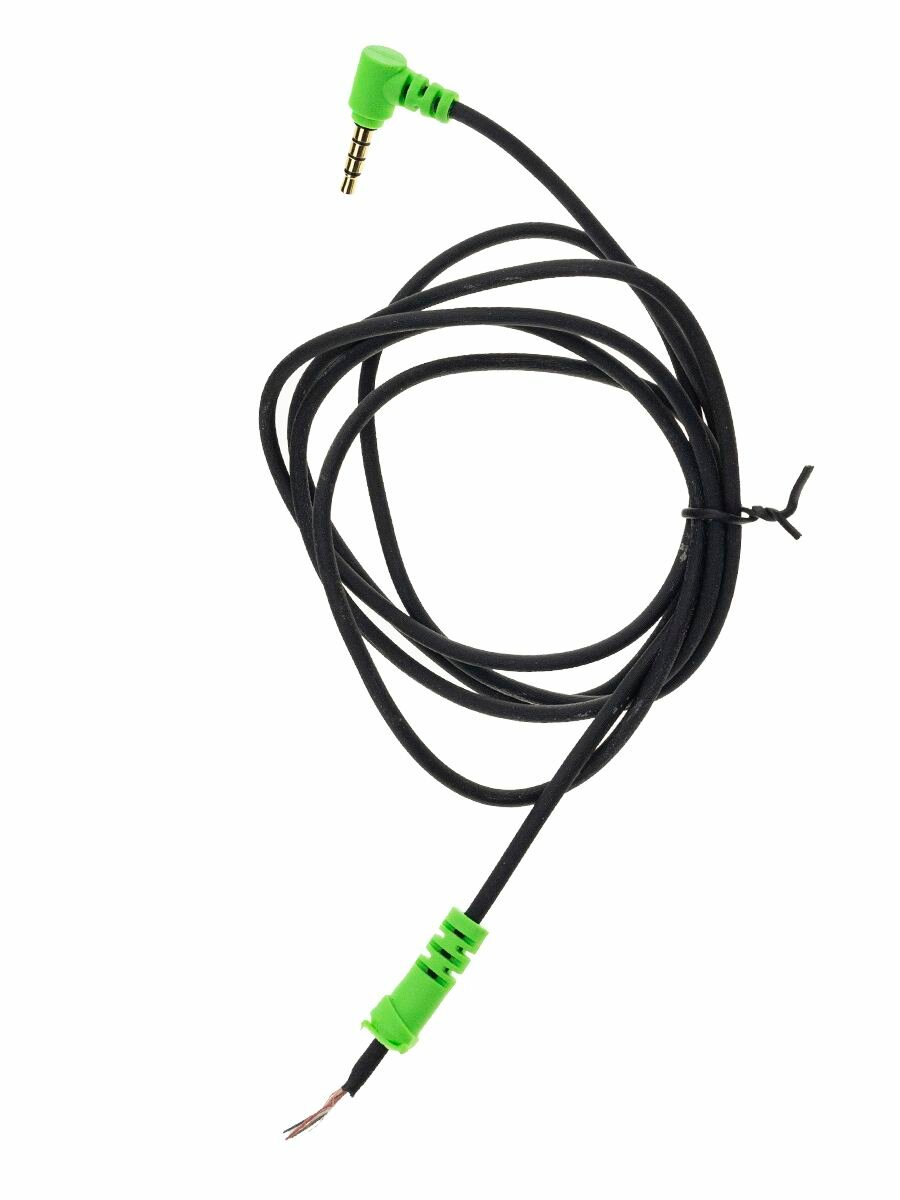 Кабель под пайку для ремонта наушников Razer BlackShark V2X (Чёрно-Зелёный)
