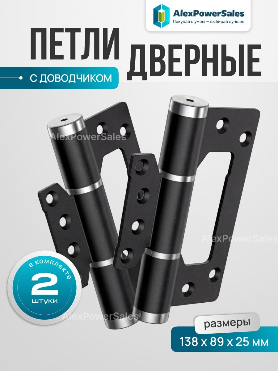 Cкрытые дверные петли с доводчиком