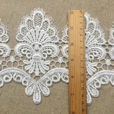 Кружевной пояс из полиэстера, 1 метр Белый, white