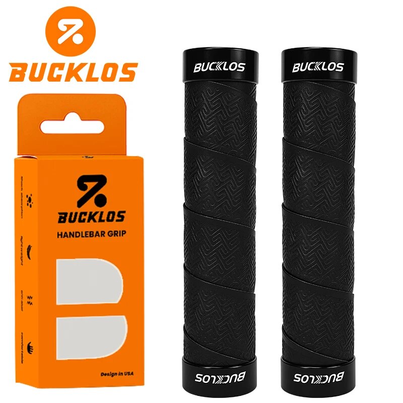 BUCLOS Грипсы для велосипеда, черные, MODEL1-BLACK