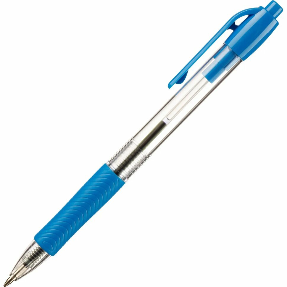 Ручка шариковая автомат. Deli Every, EQ60-BL, син, пул нак.0,7мм, 2136943