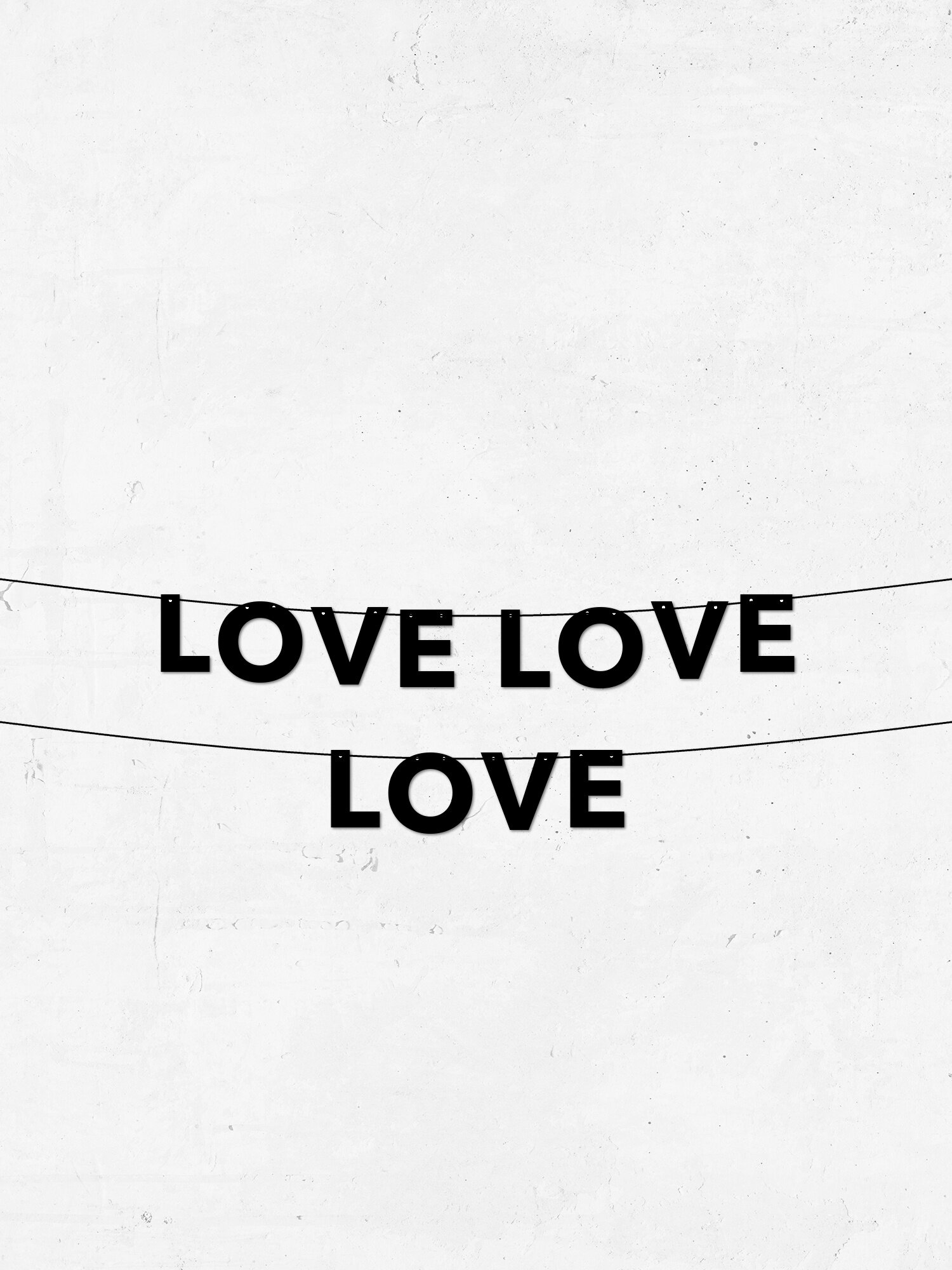 Гирлянда из букв Love - Долговечный декор для праздников и интерьера, Высота букв 10 см, Лёгкое крепление