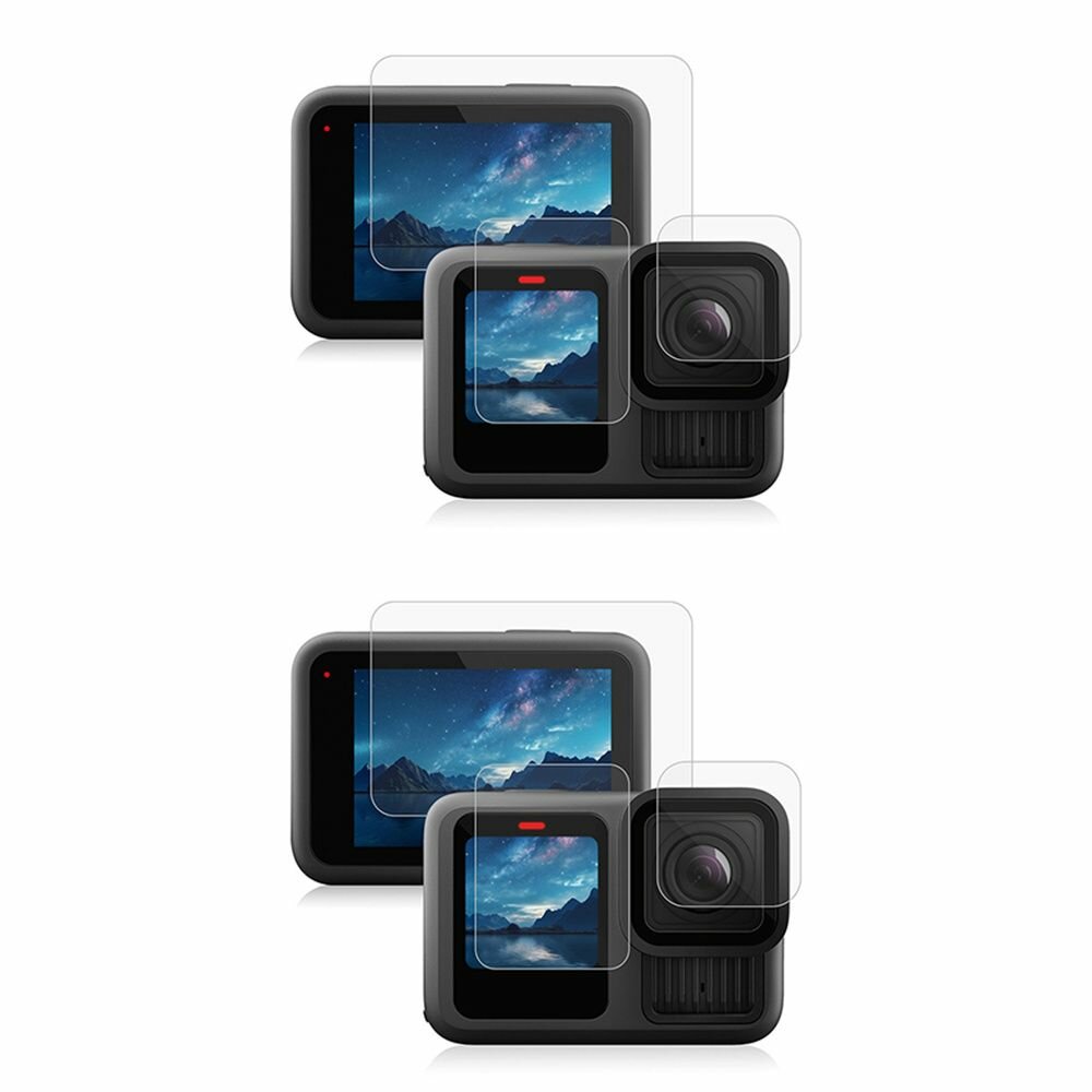 Объектив спортивной камеры с закаленным стеклом и набором пленочных аксессуаров для GoPro HERO 13 Black