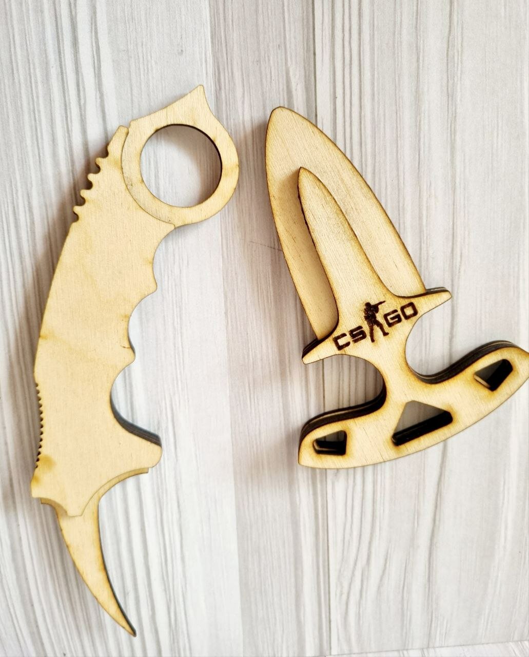 Набор ножей игровых деревянных 2 шт.