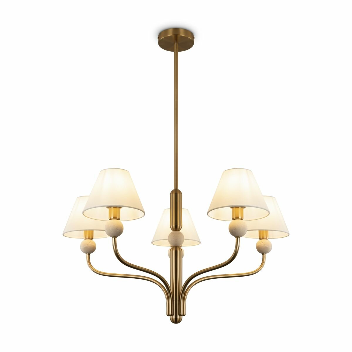 Люстра на штанге Freya Aurelia FR2058PL-05BS