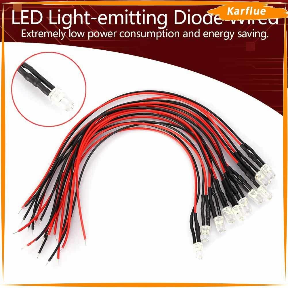 Светодиодный проводной светодиод Желтый