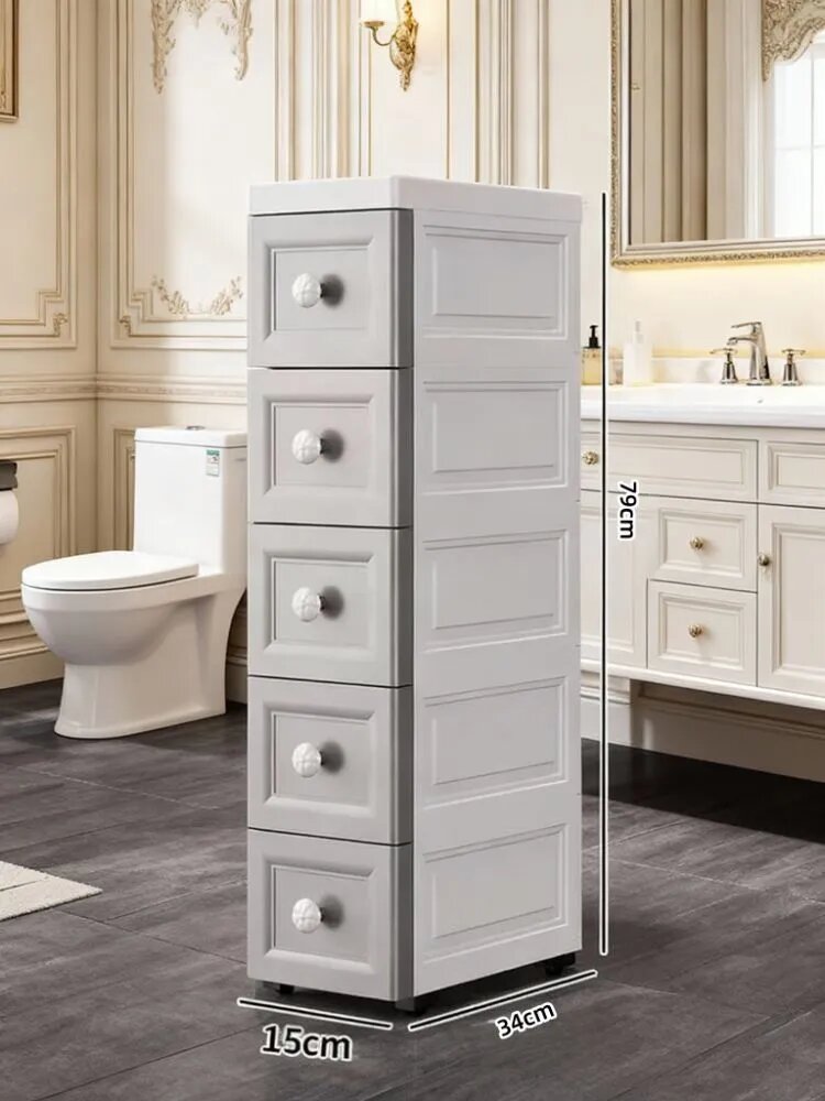 Тумба для ванной, 15х34х82 см