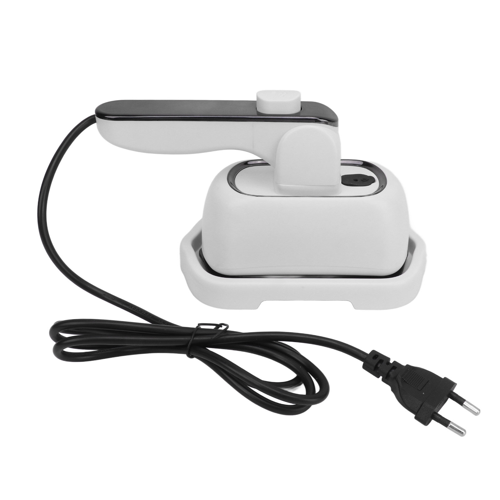 Ручной утюг с поворотом на 90 градусов, портативный мини-утюг для дома и путешествий, черный/белый.