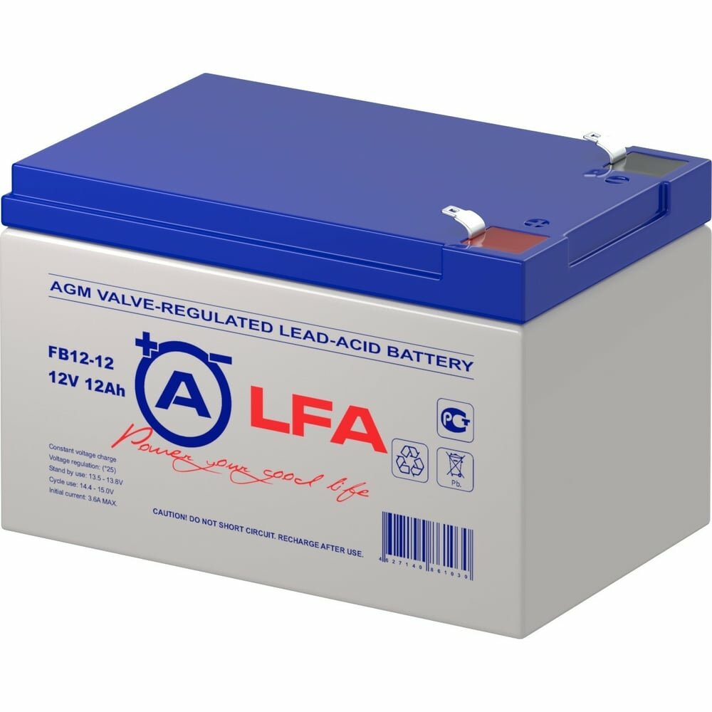 Аккумуляторная батарея LFA FB12-12 12В, 12 Ач УТ-00000774