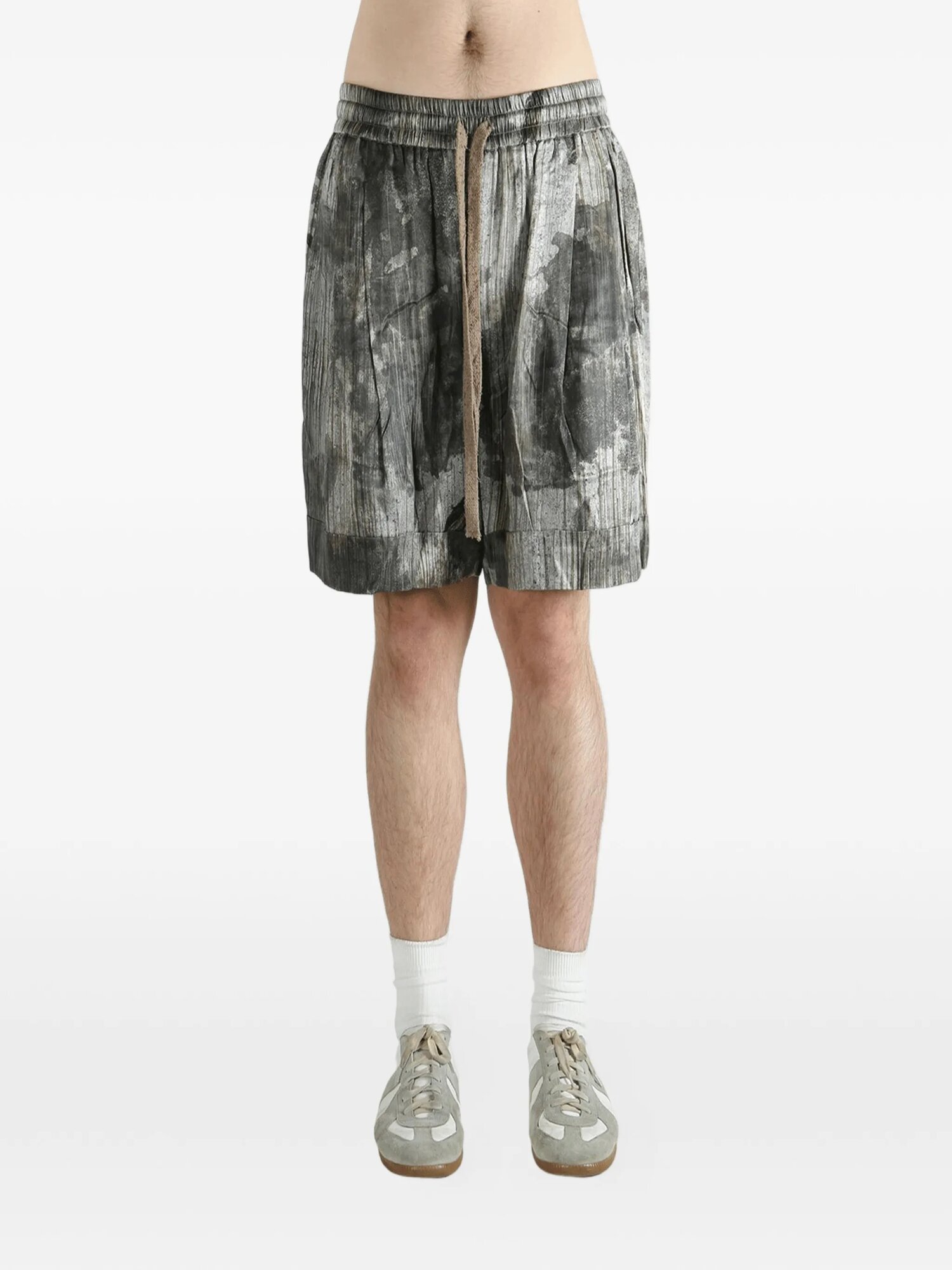 Шорты Ziggy Chen Drawstring print shorts, размер 48 — фото 1